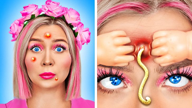 Преображение 💄 Лайфхаки для макияжа в школе