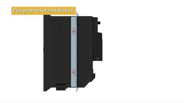 GD28_INVT_VFD Flange mounting (Frame DE)