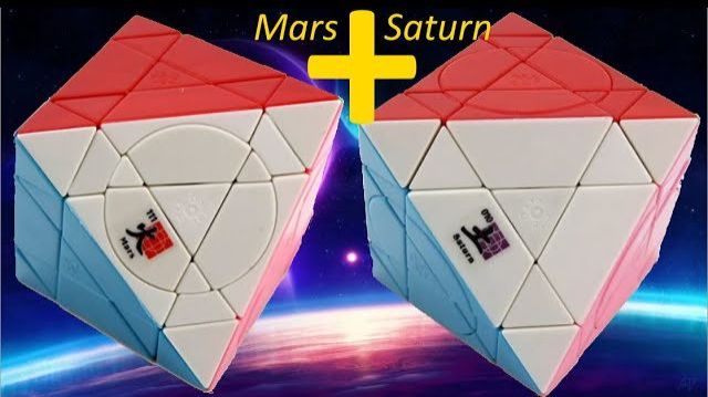 Как собрать Crazy Octahedron Mars + Saturn, Крейзи Октаэдр Марс + Сатурн, how to solve cube, mf8 куб