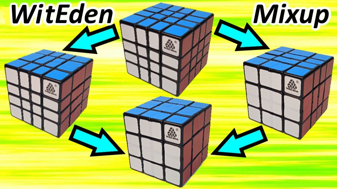 Как переделать куб WitEden Mixup, How to remake cube