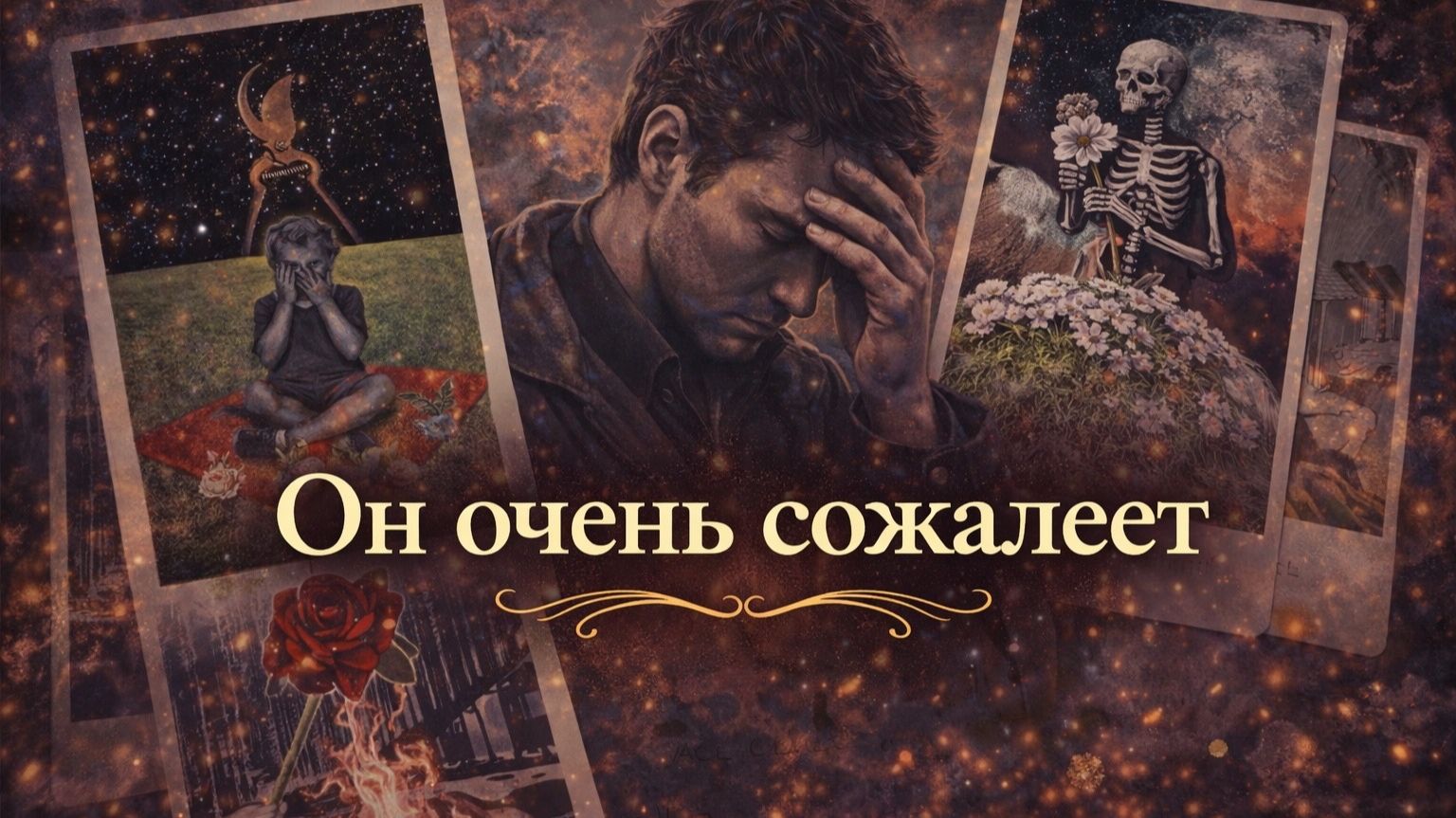 О чем он СОЖАЛЕЕТ больше всего? Гадание на любовные отношения