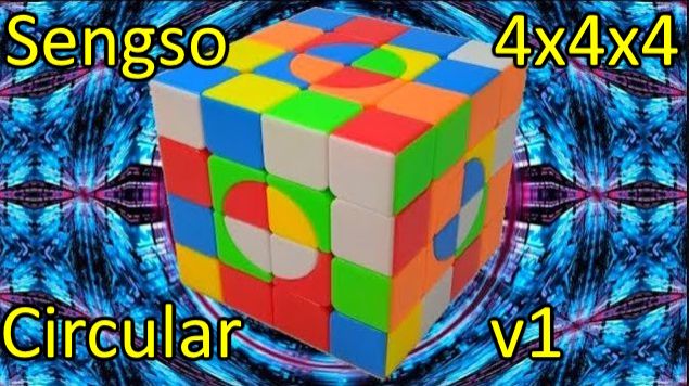 Как собрать Циркулярный куб 4х4х4, Sengso Circular 4x4x4, how to solve crazy cube