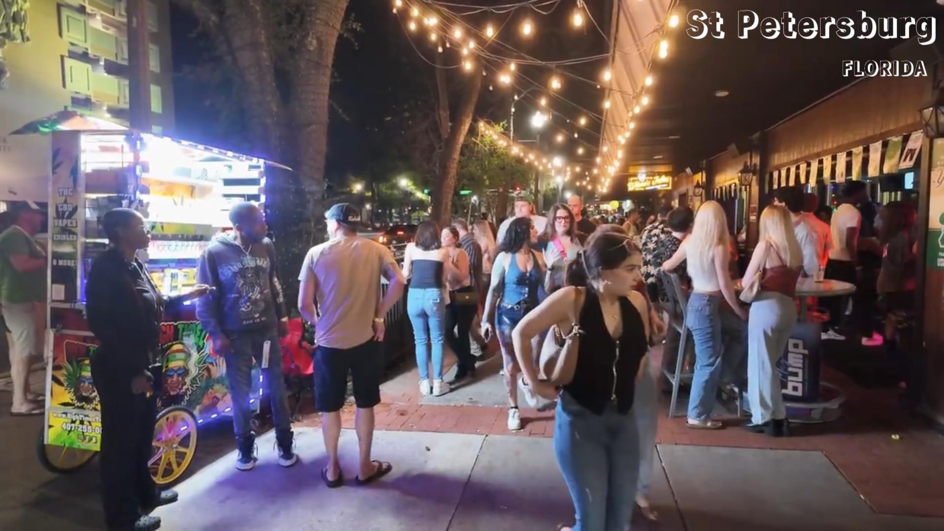 St Petersburg Florida/ Ночная прогулка