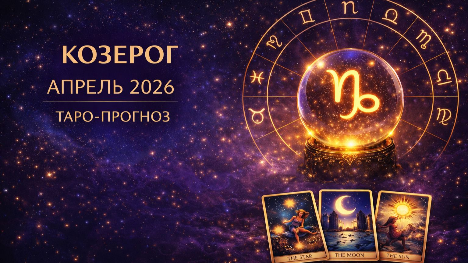 Козерог ♑ Таро прогноз на апрель 2026 года