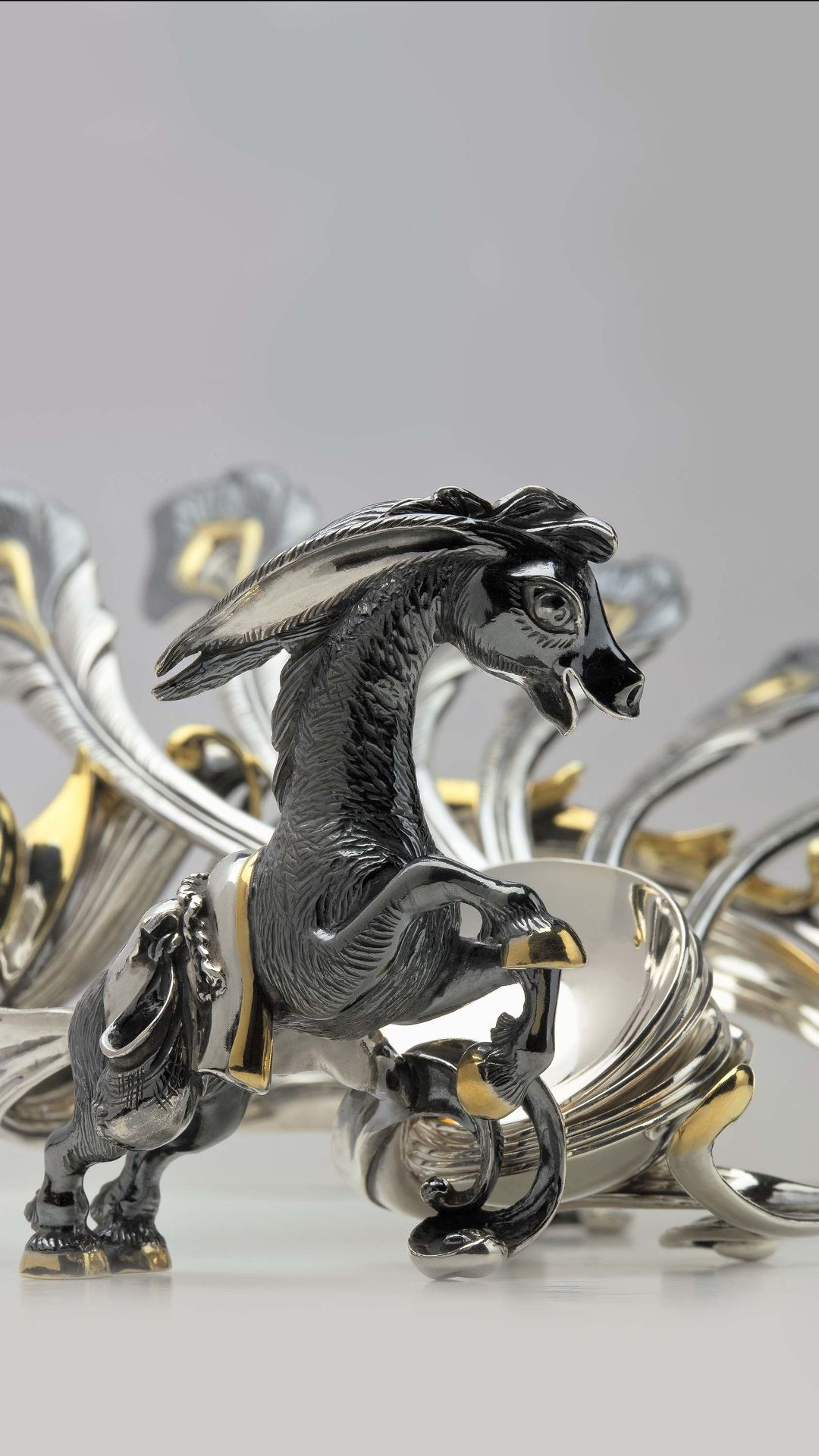 Набор чайных ложек с подставкой "Конёк-Горбунок" Уход