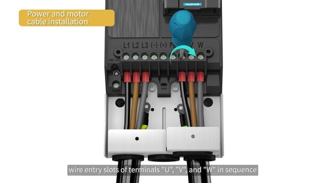 GD28_INVT_ VFD Cable and NEMA 1 installation guide (Frames DE)