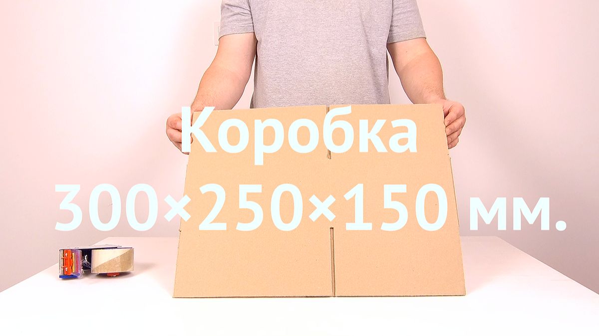 Коробка 300×250×150 Т-22 B бурый