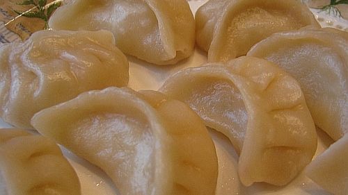 Вареники с сырой картошкой (постные)