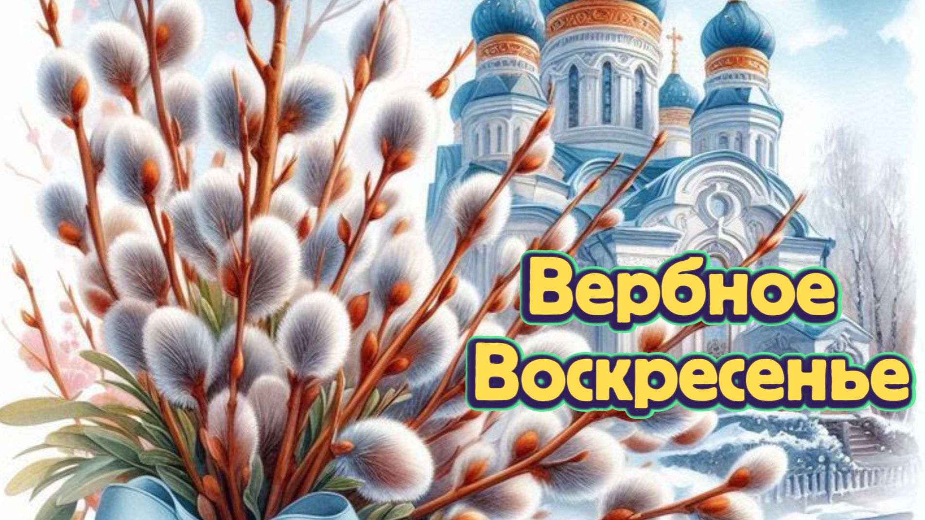 Вербное воскресенье! Пожелания от души 🌿✨