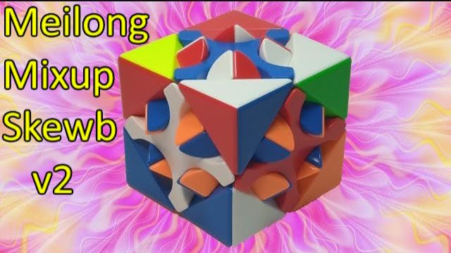 Как собрать Куб Meilong Mixup Skewb v2 How to solve cube скьюб