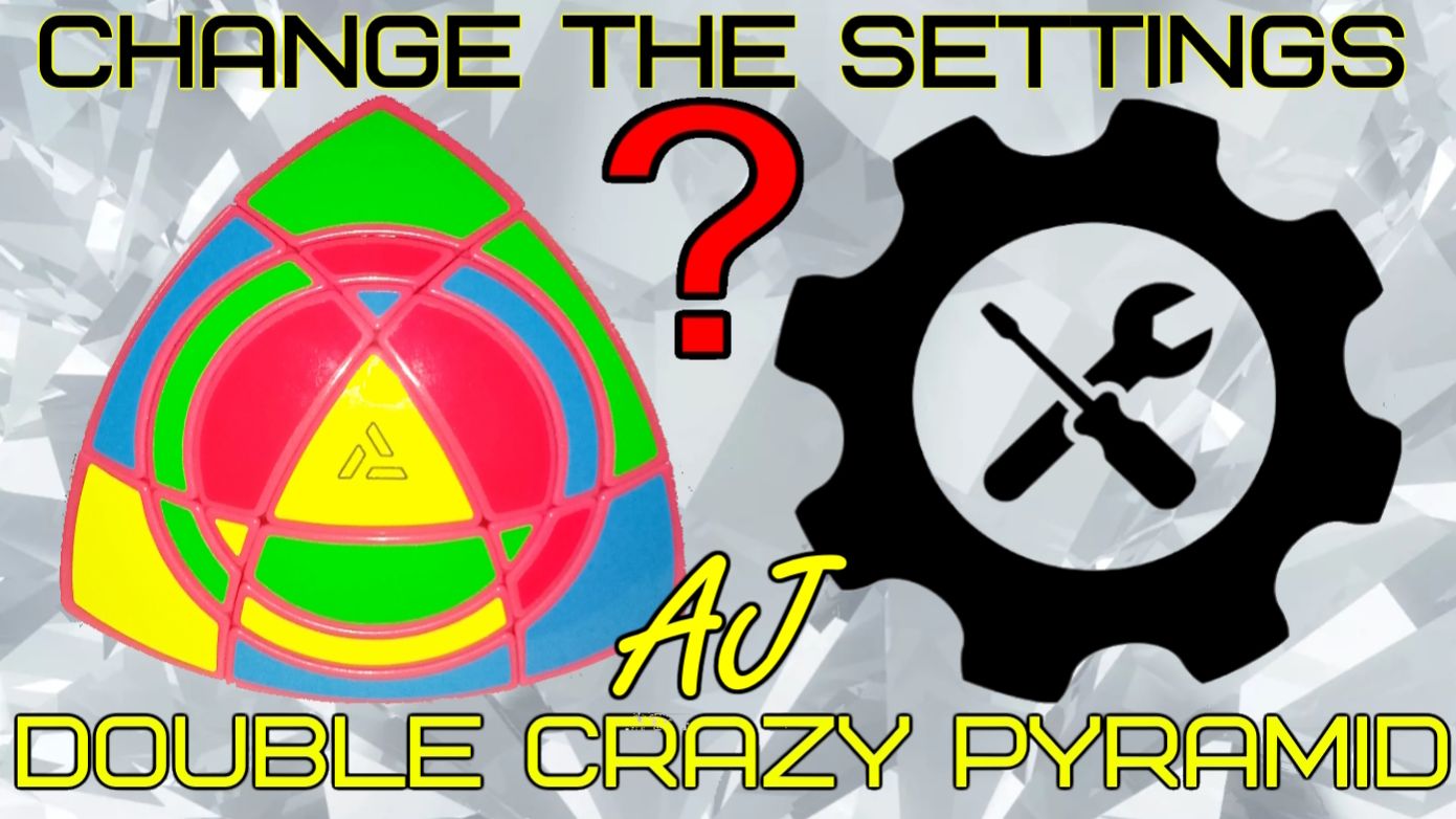 Double Crazy Pyramid (Tetrahedron; Pyraminx) AJ, Можно ли изменить настройки? Change the settings
