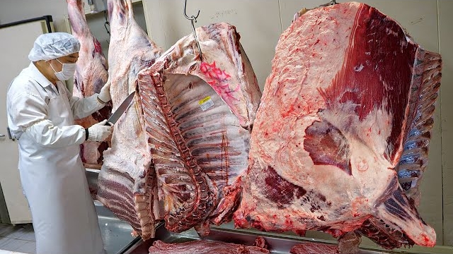 залипательная нарезка говядины! корейское барбекю