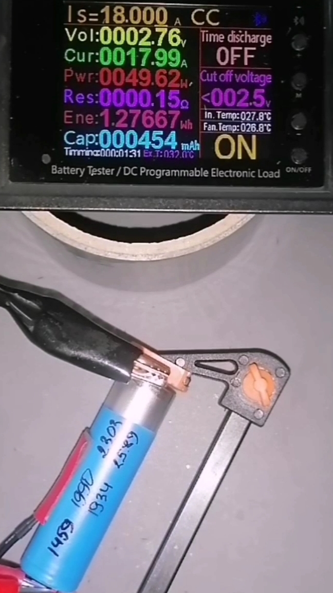 Тест Б/У элемента HIGHSTAR 18Амперами ч.2