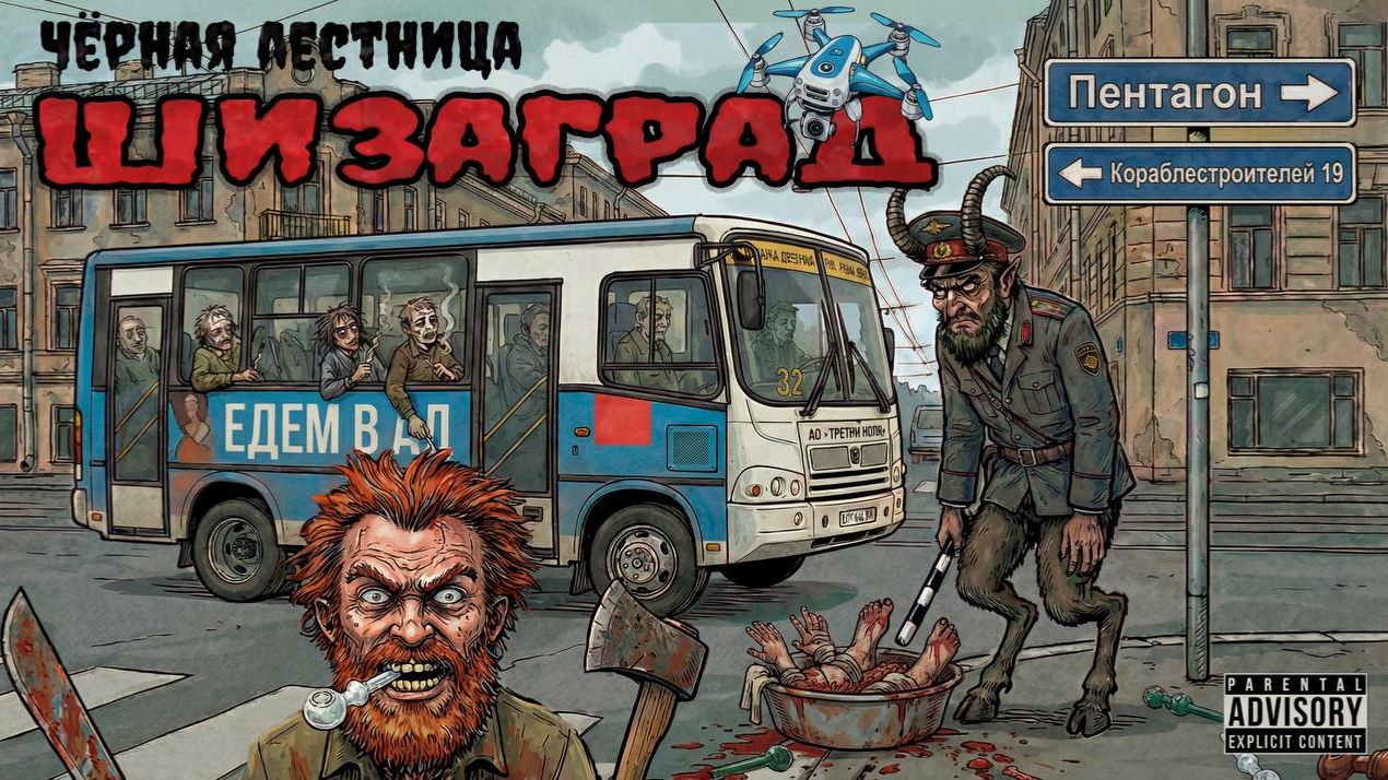 Чёрная Лестница - ШИЗАГРАД (клип 2026)