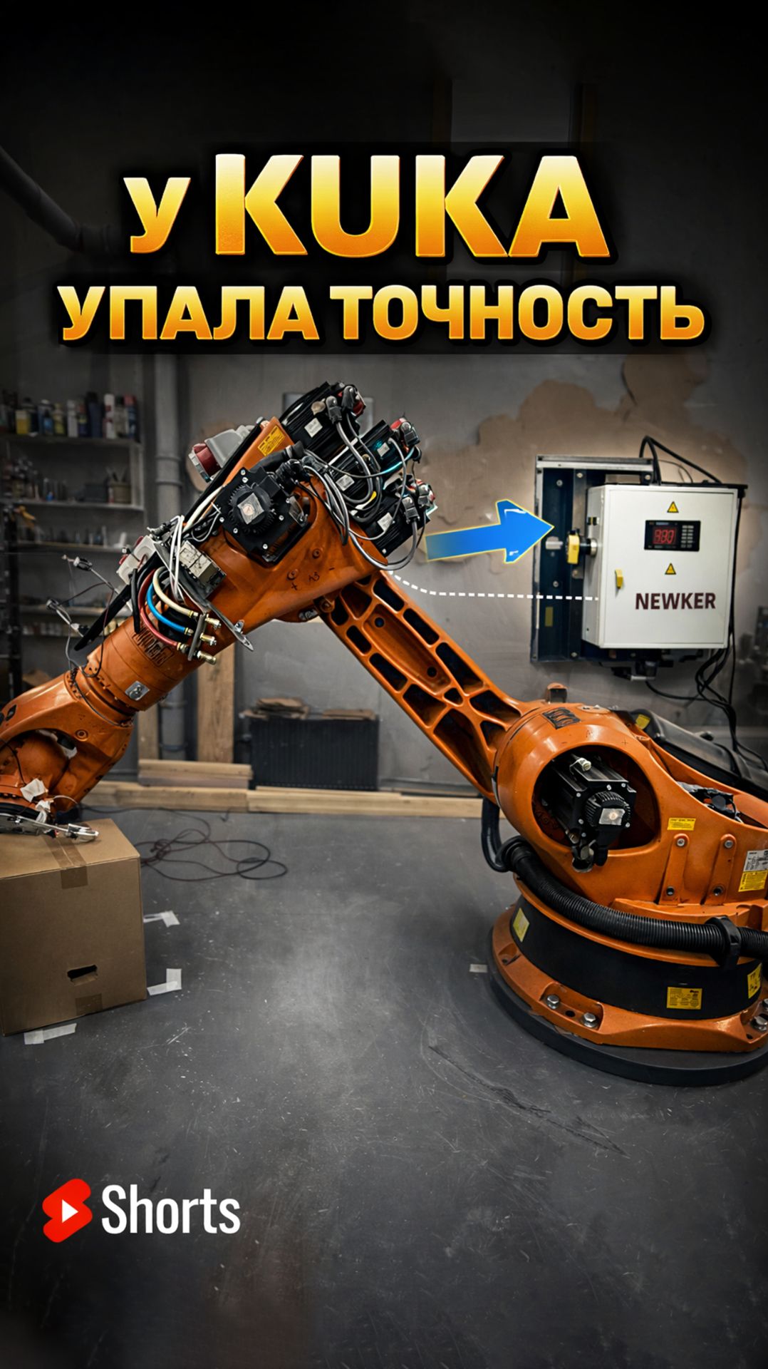 Кейс PRS: KUKA + контроллер NEWKER. Нарушена точность