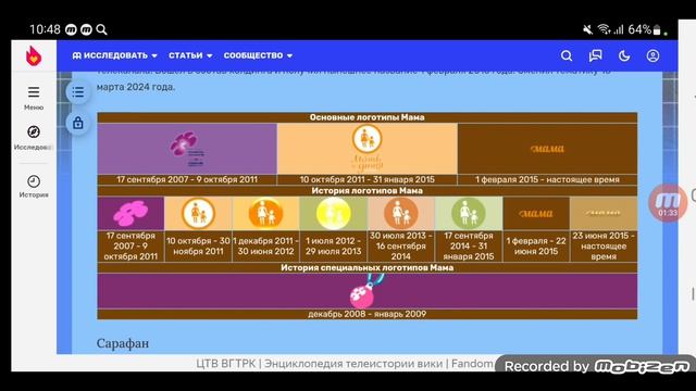 История логотипов всех мультиплексов каналов в Start
