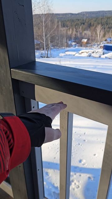 Ограждения на террасе дома