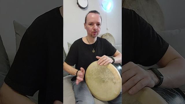 Керамическая дарбука Урок 4. Слайды (подтяжки) на кожаной мембране