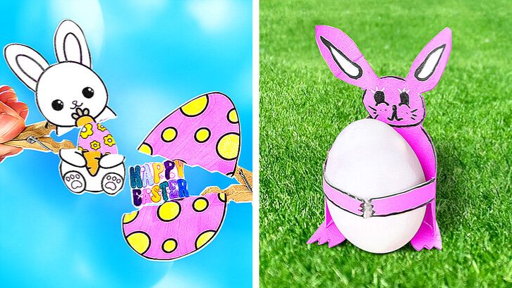 Пасхальные поделки 🐣 Лайфхаки по окрашиванию яиц
