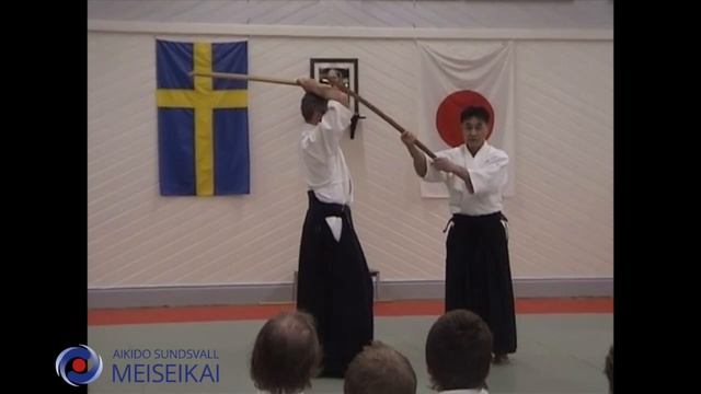 13.Aikido Ken Tai Ken Katadorimenuchi Uchikaiten Sankyo Shishiya Sensei Sandviken