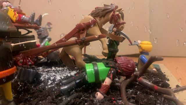 Диорама "Засада на обоз" #1