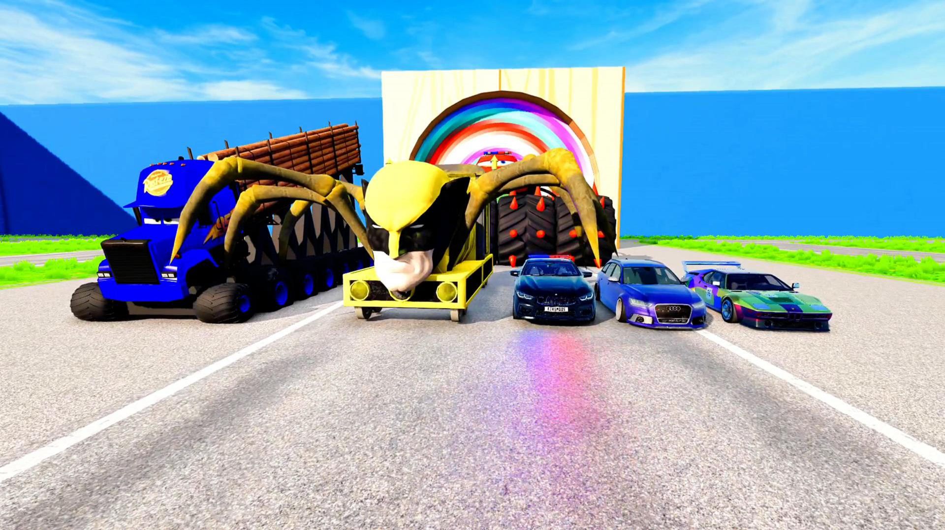 МУЛЬТИКИ ПРО МАШИНКИ МАШИНКИ МУЛЬТИК ПОЛИЦИЯ 4К