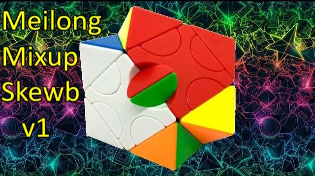 Как собрать Куб Meilong Mixup Skewb v1 How to solve cube скьюб