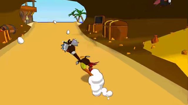 Ostrich Runner Any% Hard speedrun (in-game time: 1:06:26.90)