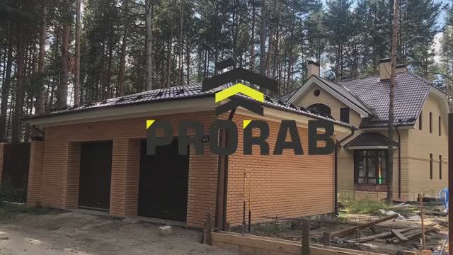 Обзор на готовый гараж (2 машиноместа) с вальмовой крышей от компании "ДСК ПРОРАБ" в Томске