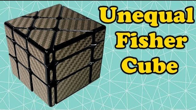 Как собрать Unequal Fisher Cube Carbon 3x3x3, Неравный Фишер Куб Карбон 3х3х3, How to solve