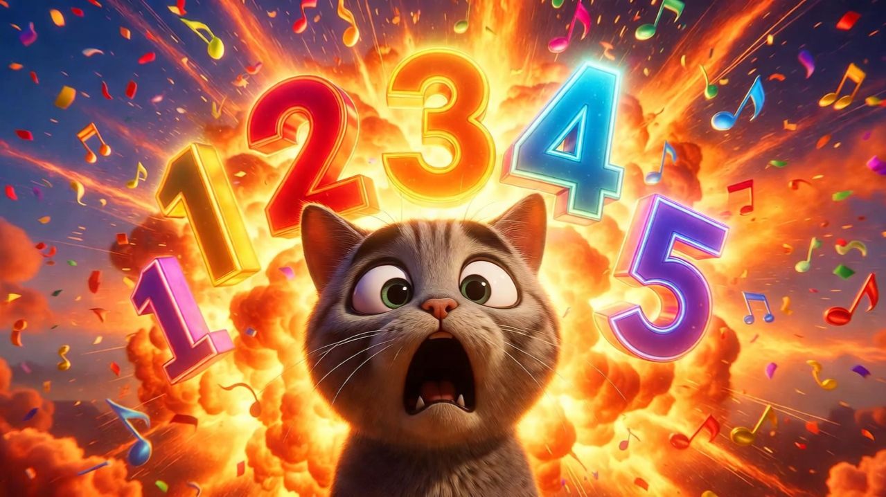 ТАНЦУЙ И СЧИТАЙ! 💃 Весёлая песенка про цифры и цвета | Развивающий мультик для детей