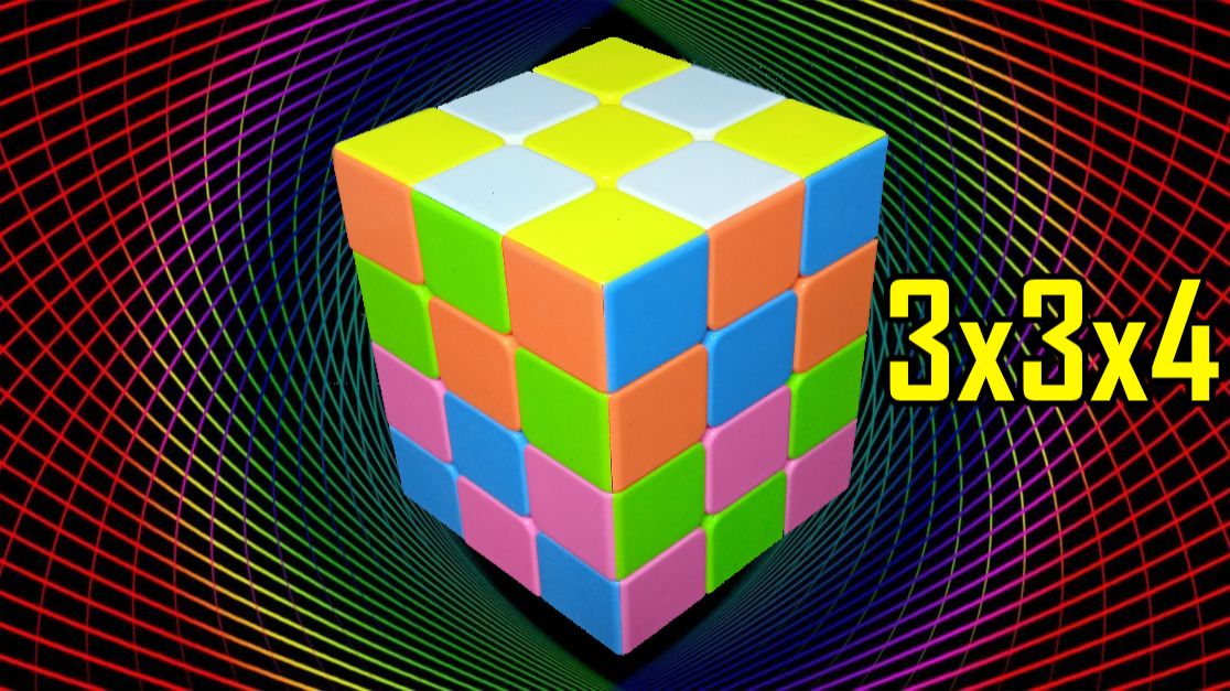 Как собрать Кубоид 3х3х4, How to solve Cuboid 3x3x4, Tutorial, сборка