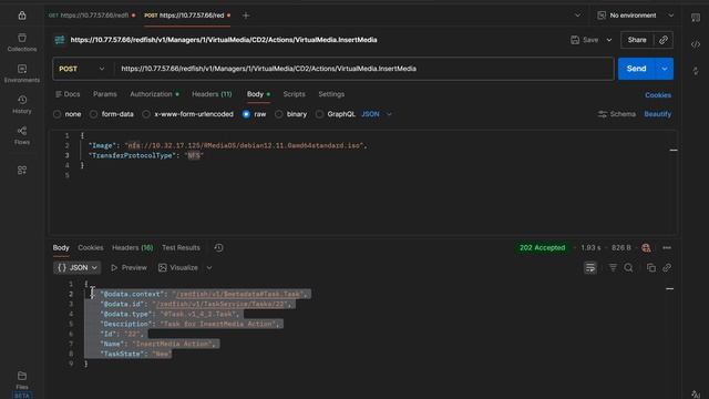 монтирование образа по nfs