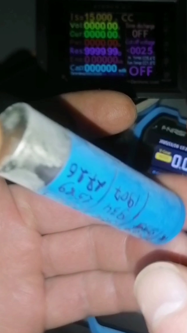 Тест замороженого Li-ion Б/У элемента от HIGHSTAR. ч.3