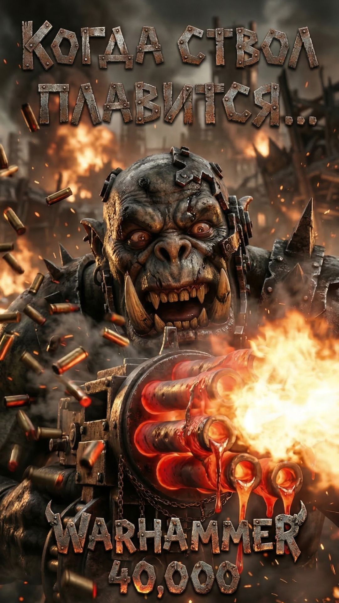 КОГДА СТВОЛ ПЛАВИТСЯ...БОЛЬШЕ ДАККИ! Warhammer 40k.
