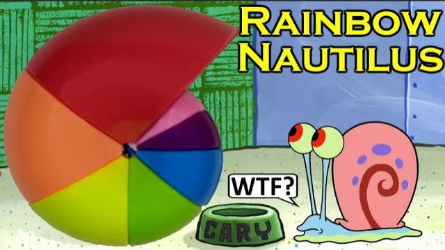 Как собрать Радужную Улитку, Rainbow Nautilus How to solve Square, Скваер