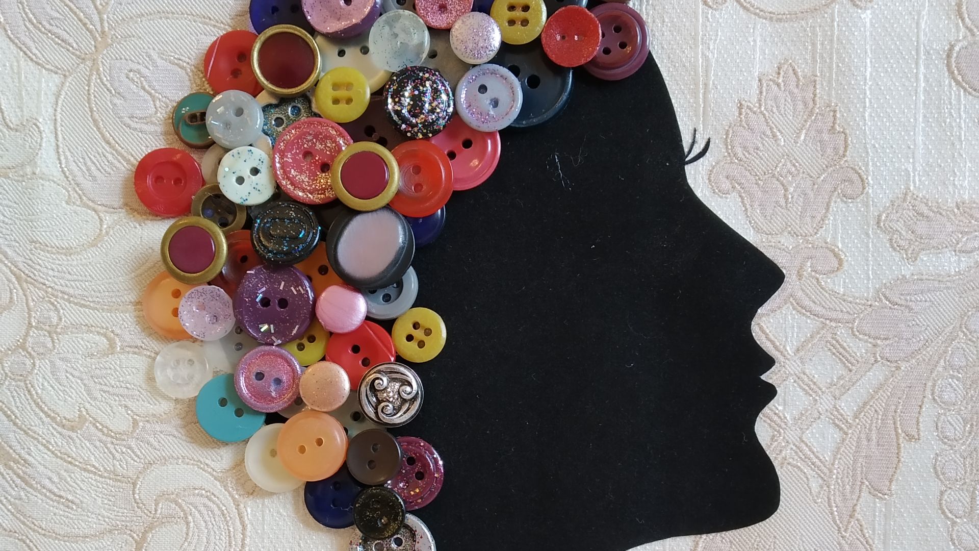 МК Картина из пуговиц / The picture of the buttons