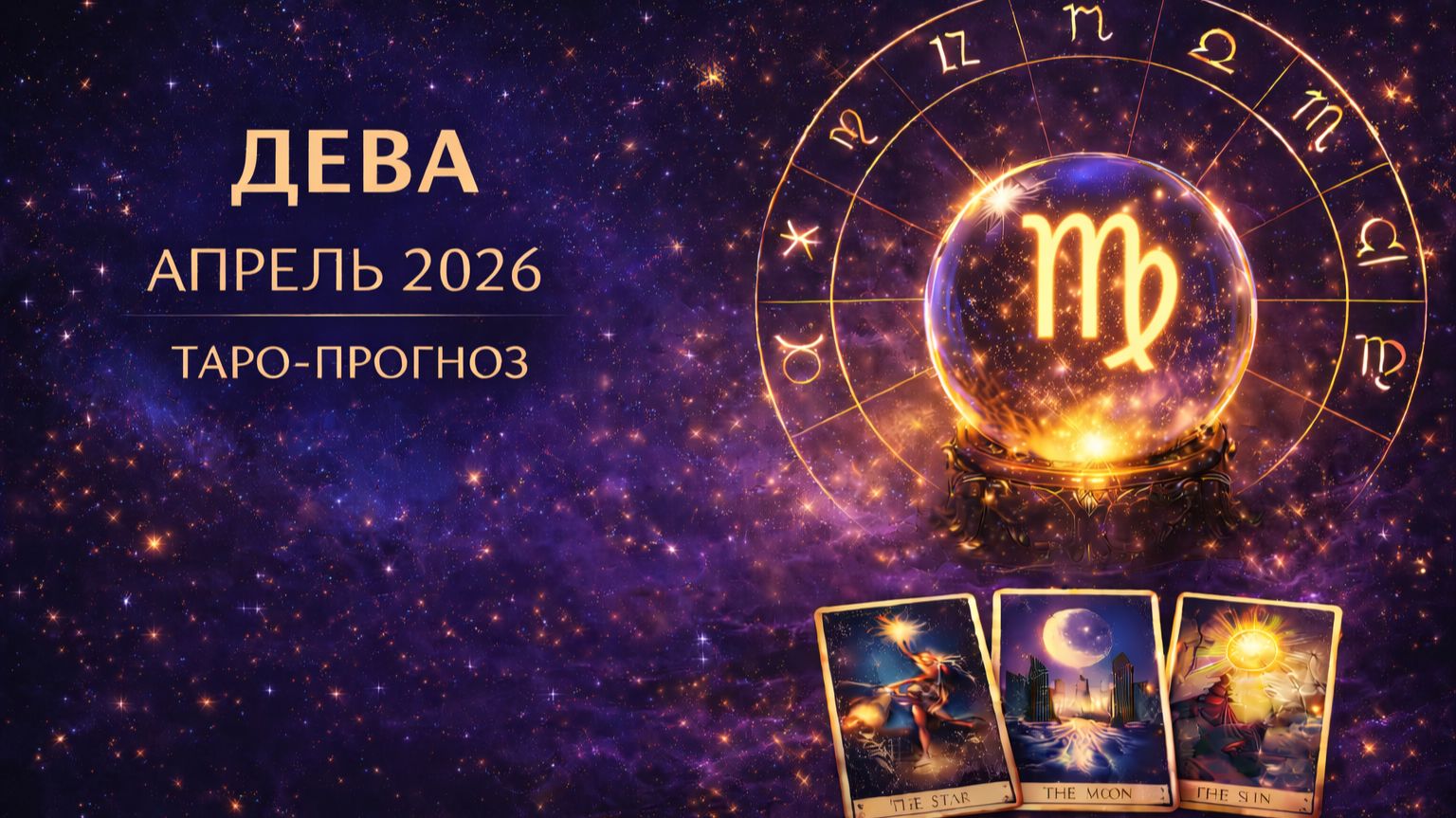 Дева ♍ Таро прогноз на апрель 2026 года
