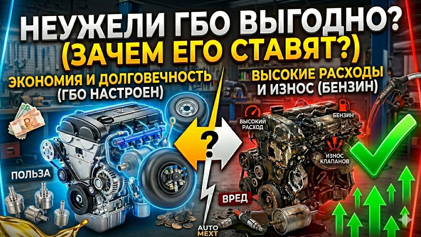 Неужели ГБО Выгодно? Зачем его ставят?