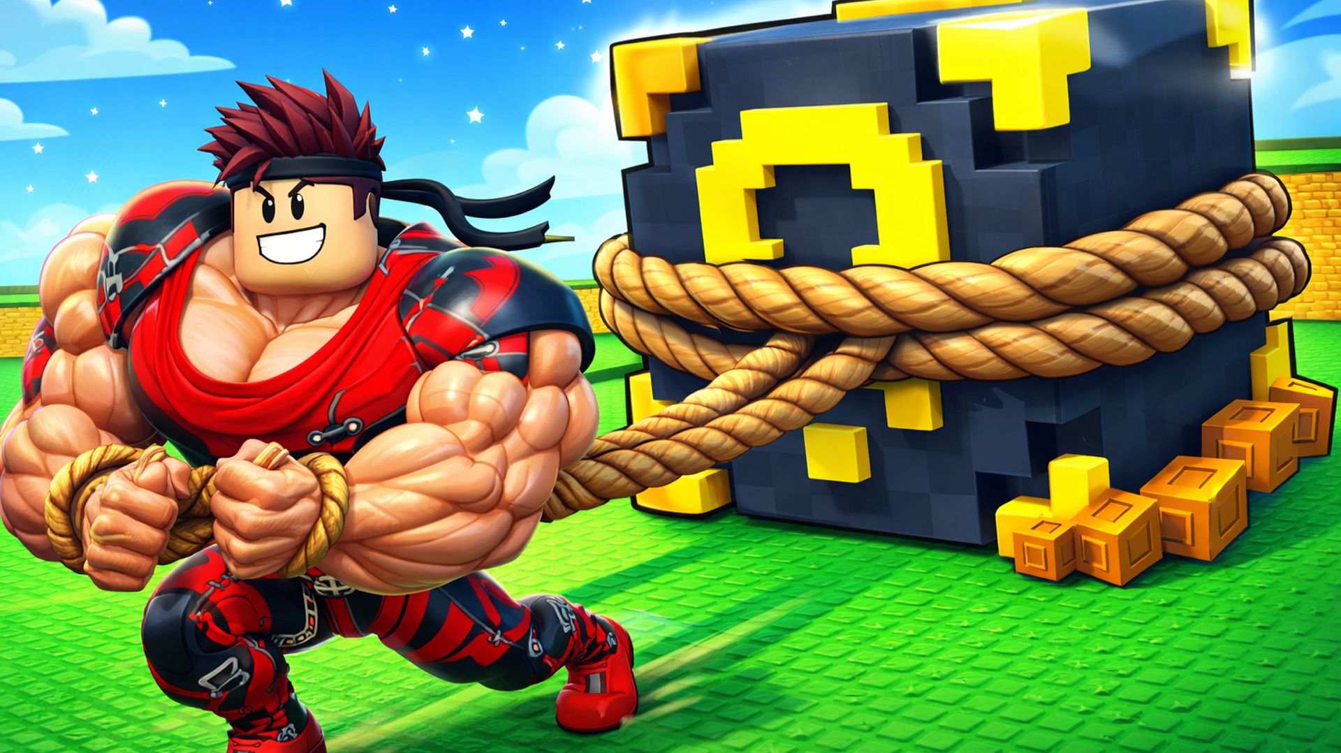 ПРОКАЧАЙ СИЛУ ЧТОБЫ ПОЛУЧИТЬ БРЕЙНРОТОВ В Pull Lucky Blocks РОБЛОКС !