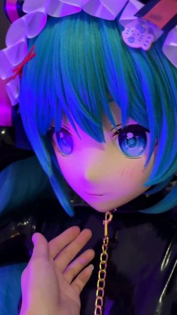 Latex Kigurumi Doll Unmasking