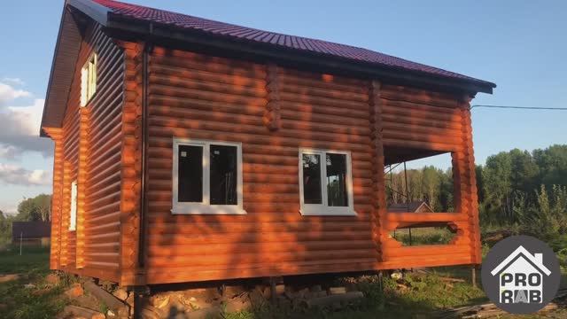 Отзыв заказчика на Дом из оцилиндрованного бревна 9х11м от компании "ДСК ПРОРАБ"