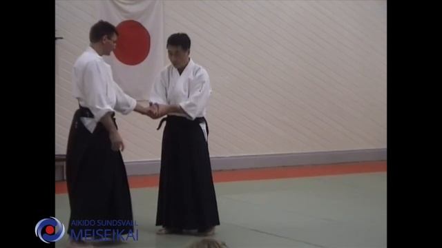 9.Aikido Gyaku Hanmi Tainotenkanho 2 Shishiya Sensei Sandviken