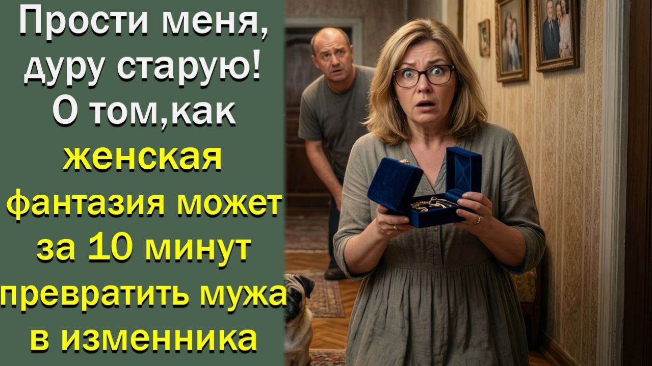 Прости меня, дуру старую! О том, как женская фантазия может за 10 минут превратить мужа