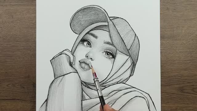 Как шаг за шагом нарисовать очень красивую девушку простым карандашом