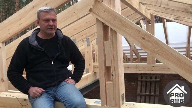 Нюансы монтажа вальмовой крыши над гаражом от компании "ДСК ПРОРАБ"