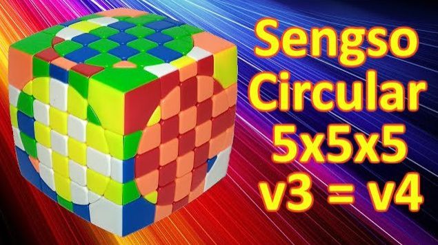 Как собрать Sengso Circular Cube 5x5x5 v3 v4 Crazy, Циркулярный куб 5х5х5 крейзи How to solve