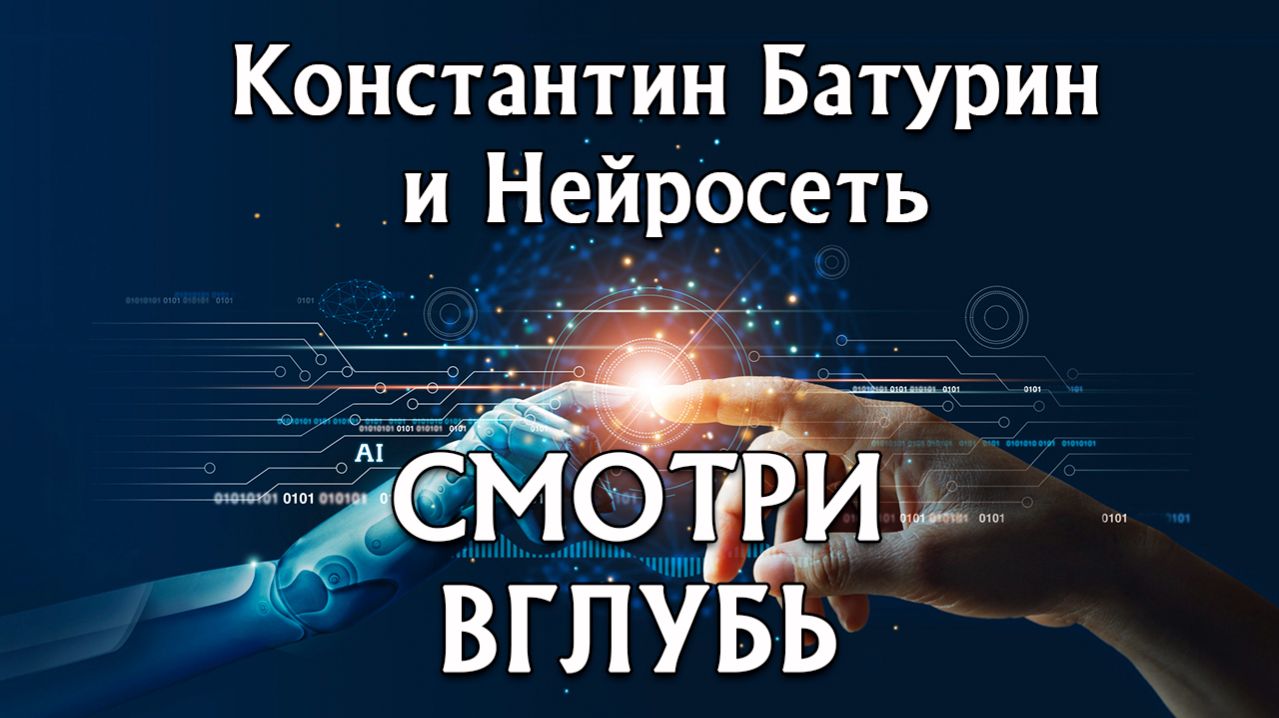 Премьера песни 2026. СМОТРИ ВГЛУБЬ - Константин Батурин и Нейросеть