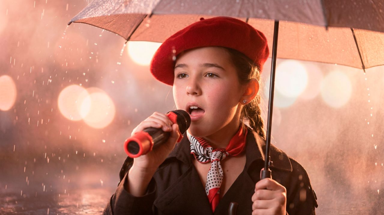 "Дождь". Галиева Камила. ОАНО Школа «НИКА». Фестиваль "Арт Звезда"