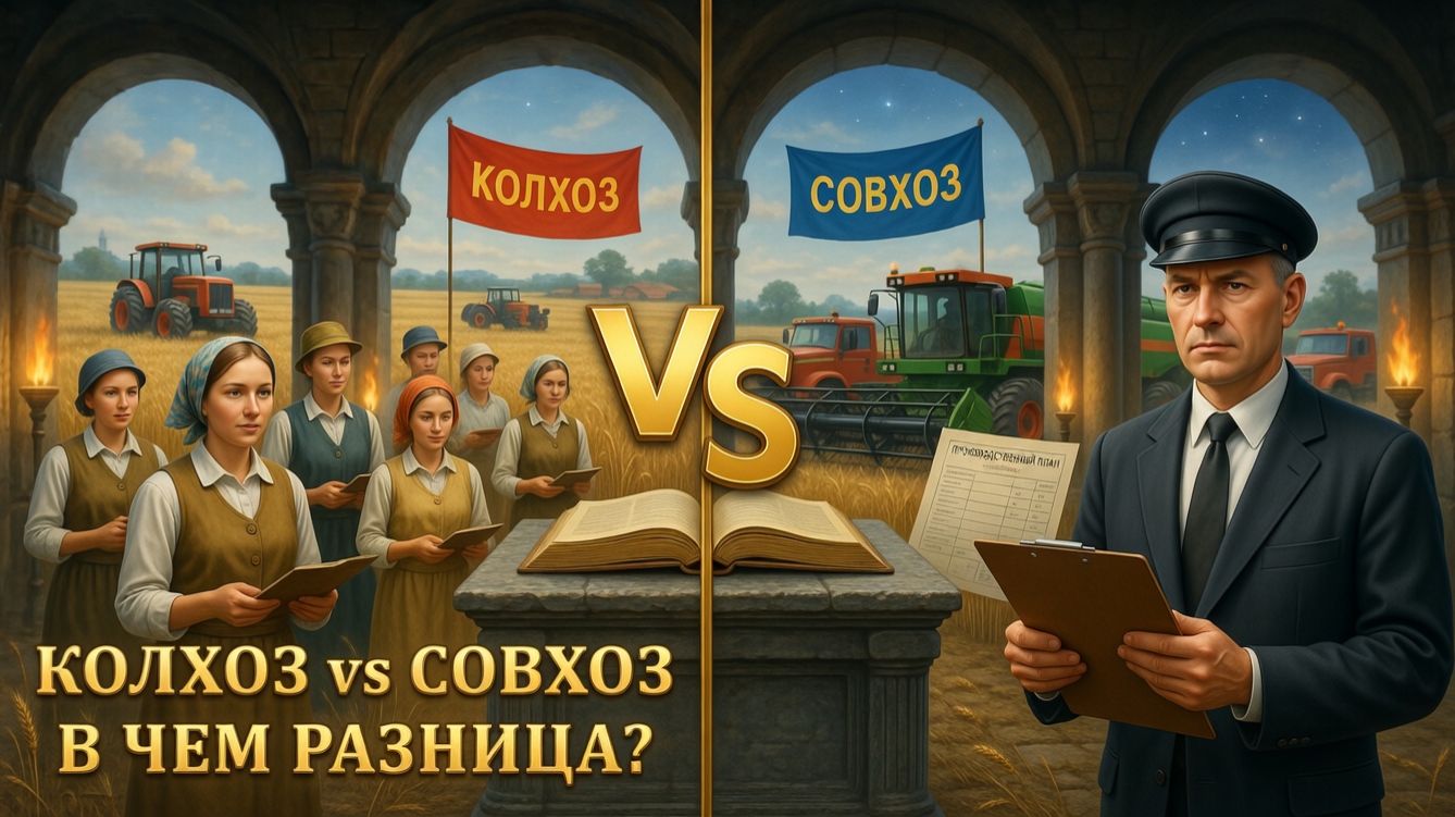 Колхозы и совхозы: как в СССР хотели перестроить всю деревню | Детская энциклопедия 2.0